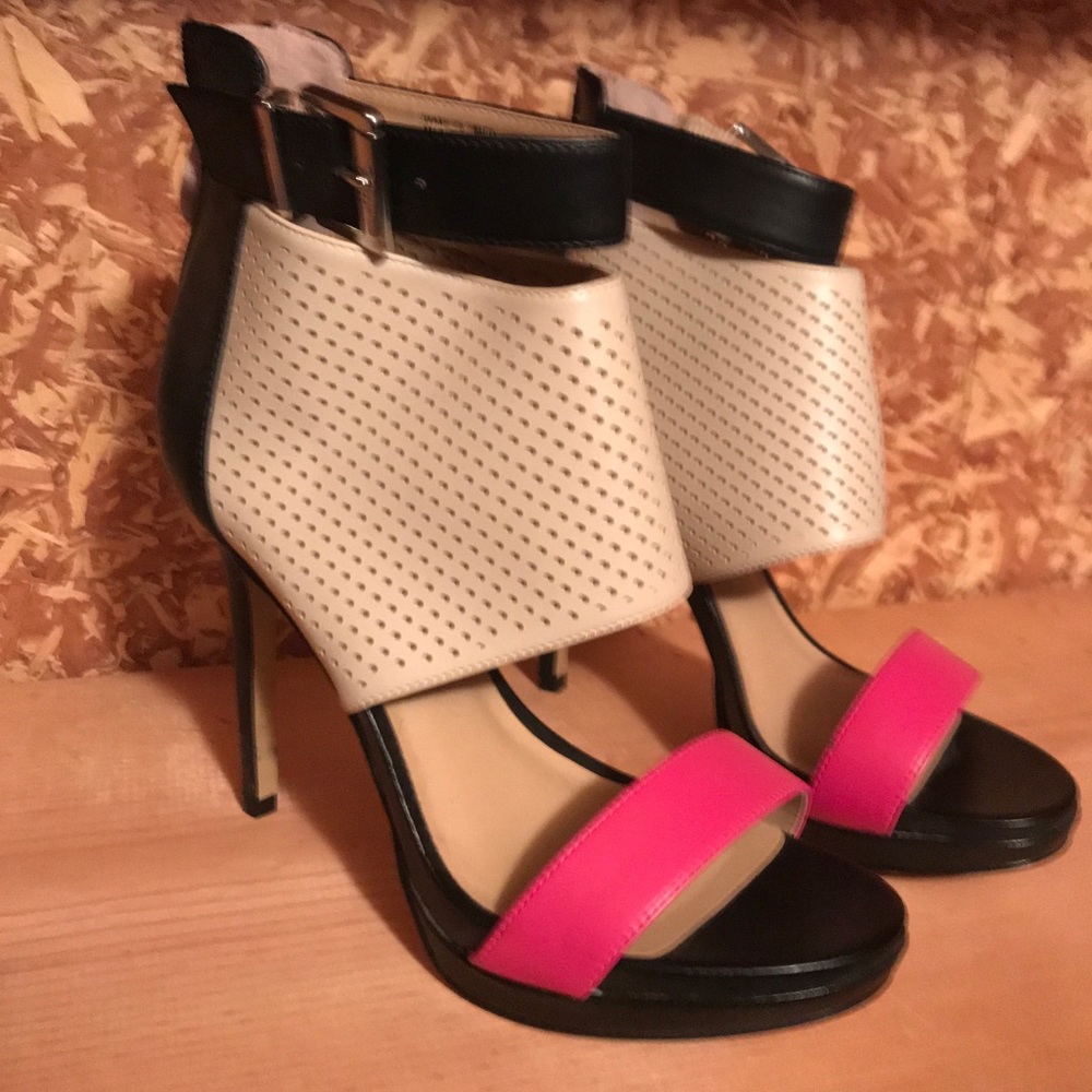 Juicy Couture Perforated Platform High Heals - Gem